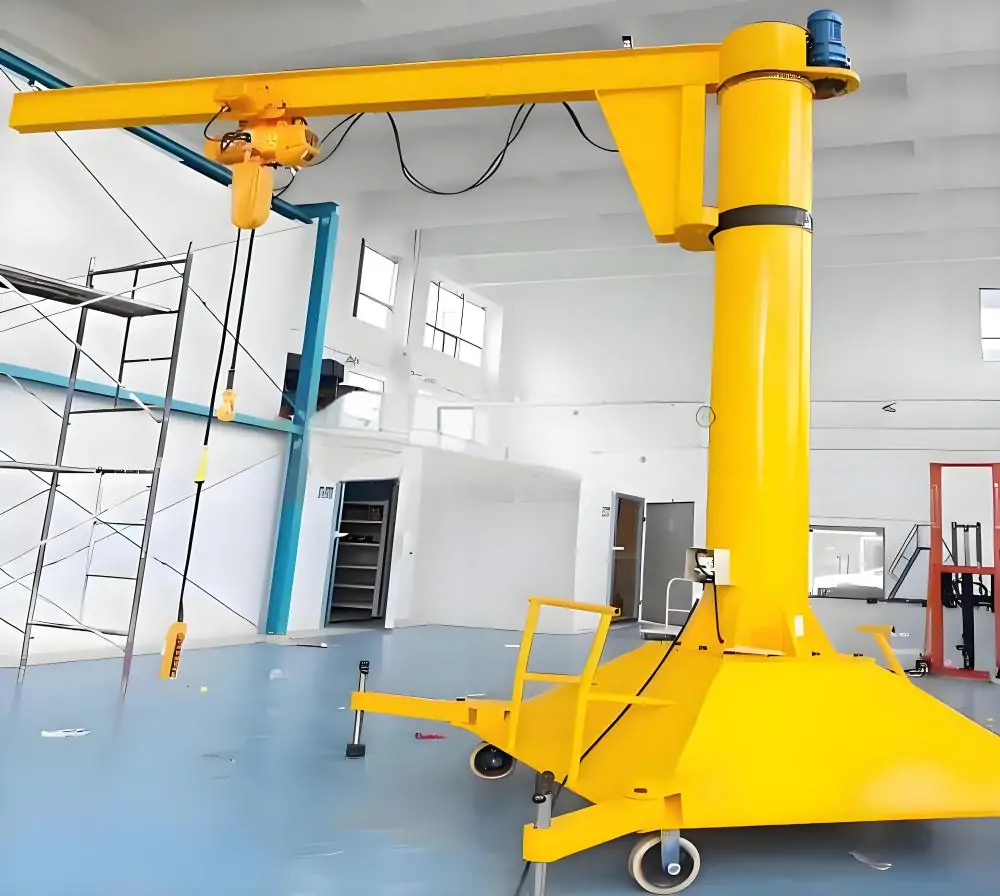 360° Mobile Portable Jib Crane - Nucleon Crane