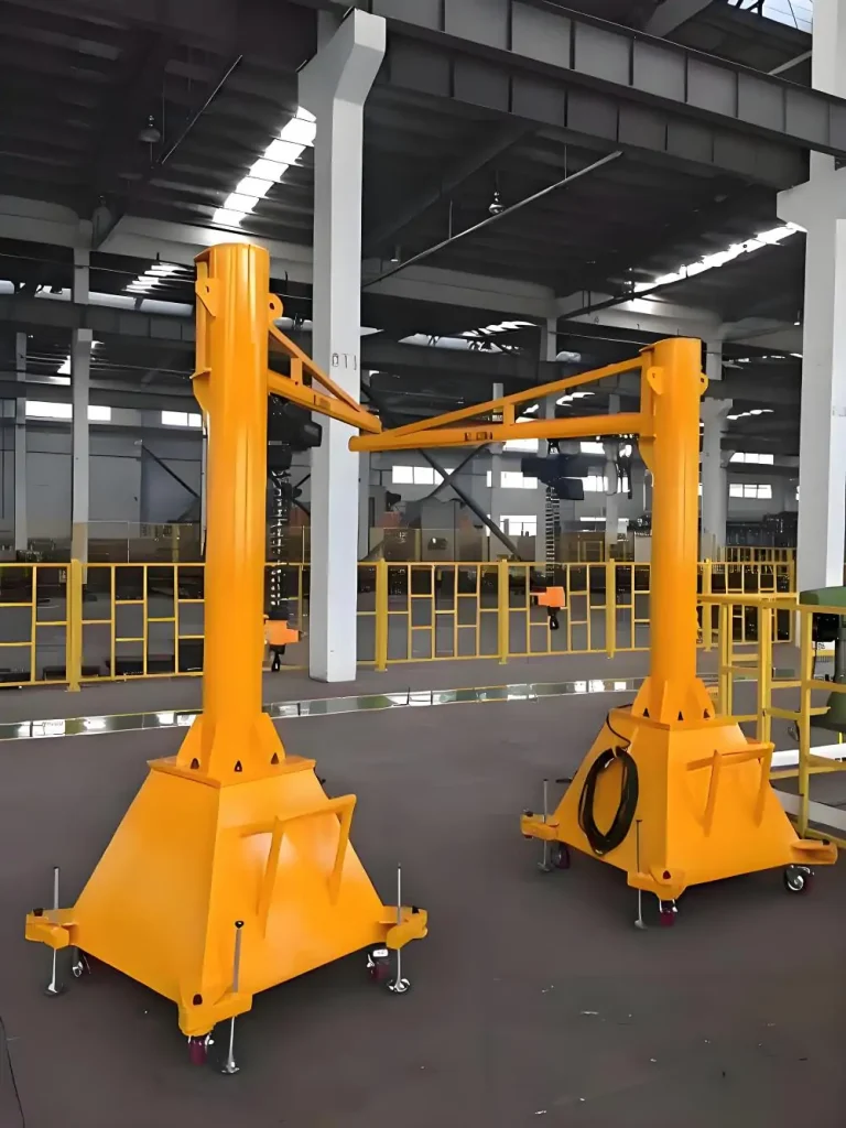 360° Mobile Portable Jib Crane - Nucleon Crane