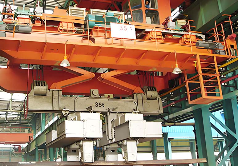 Slab Clamp Overhead Crane - Nucleon Crane