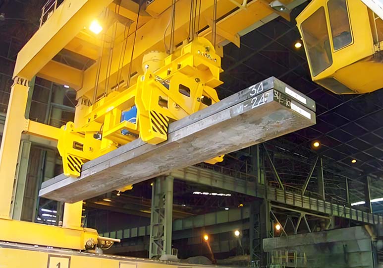 Slab Clamp Overhead Crane - Nucleon Crane